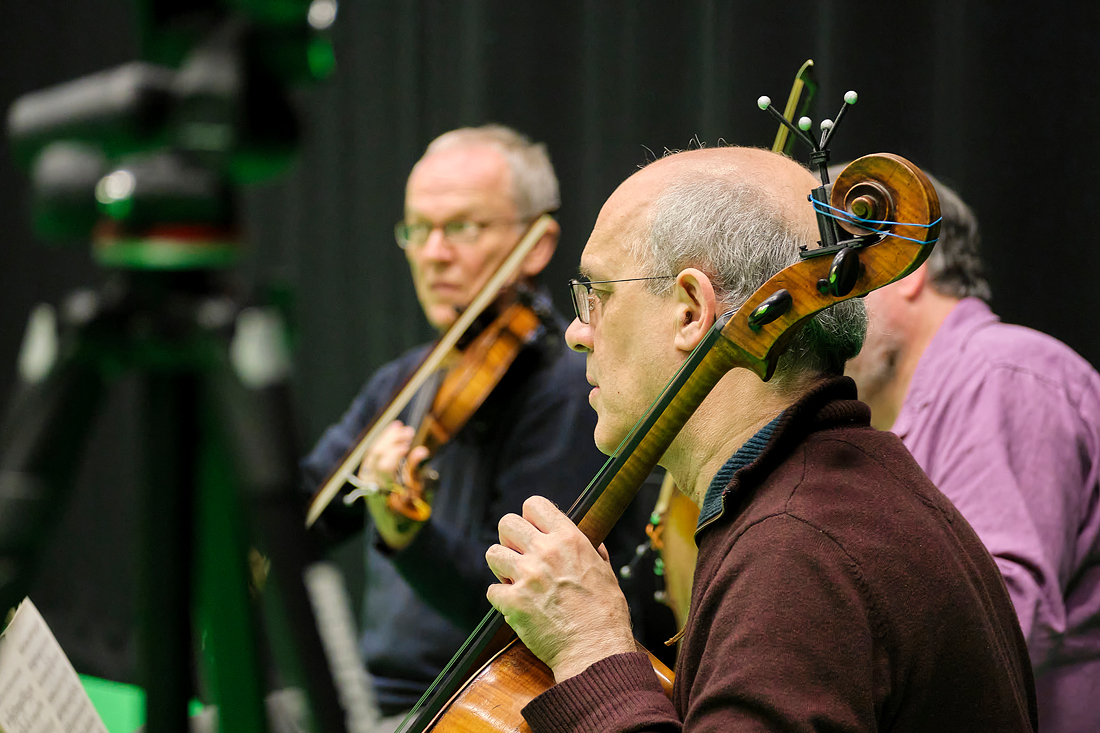 First recording session | Augmented Reality Music Ensemble